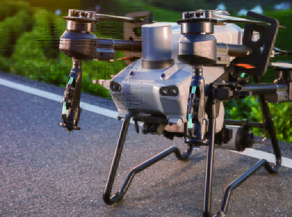 D-JI Agras T50/T25農業用ドローン用RTKアンテナモジュール000694.01（1回のフライトで最大50kgの農薬・肥料が散布 ...